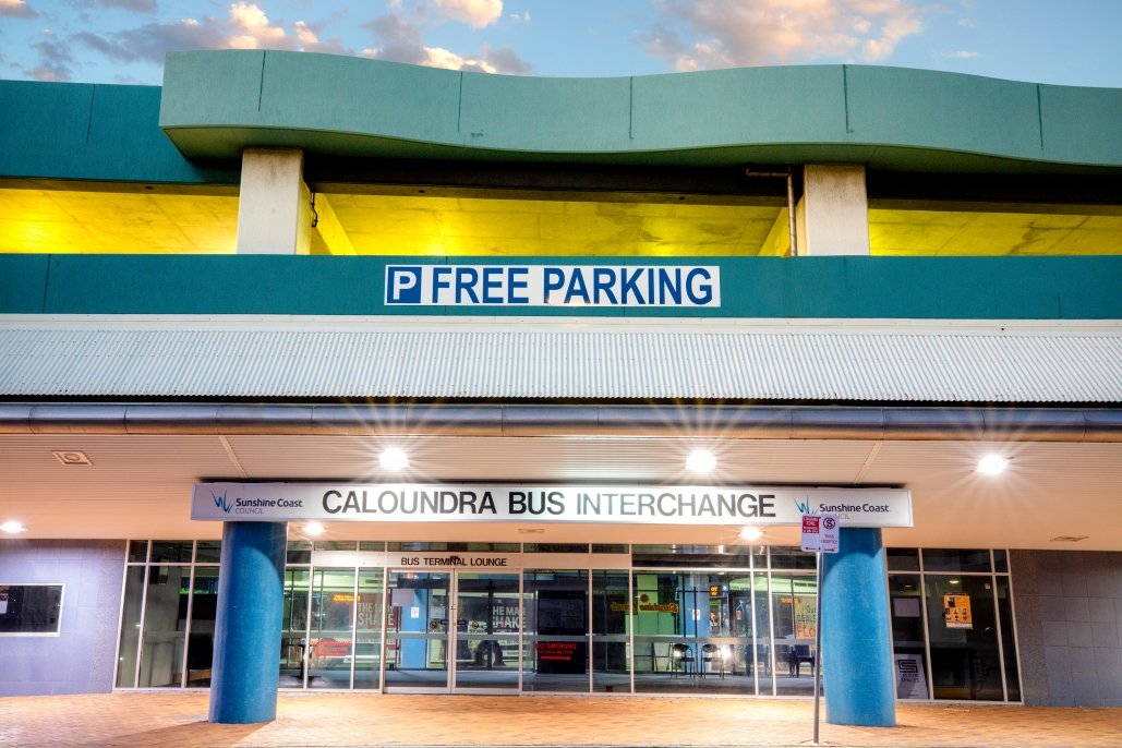 LED Flood Lights at Caloundra Bus Depot | Empyrean Lighting