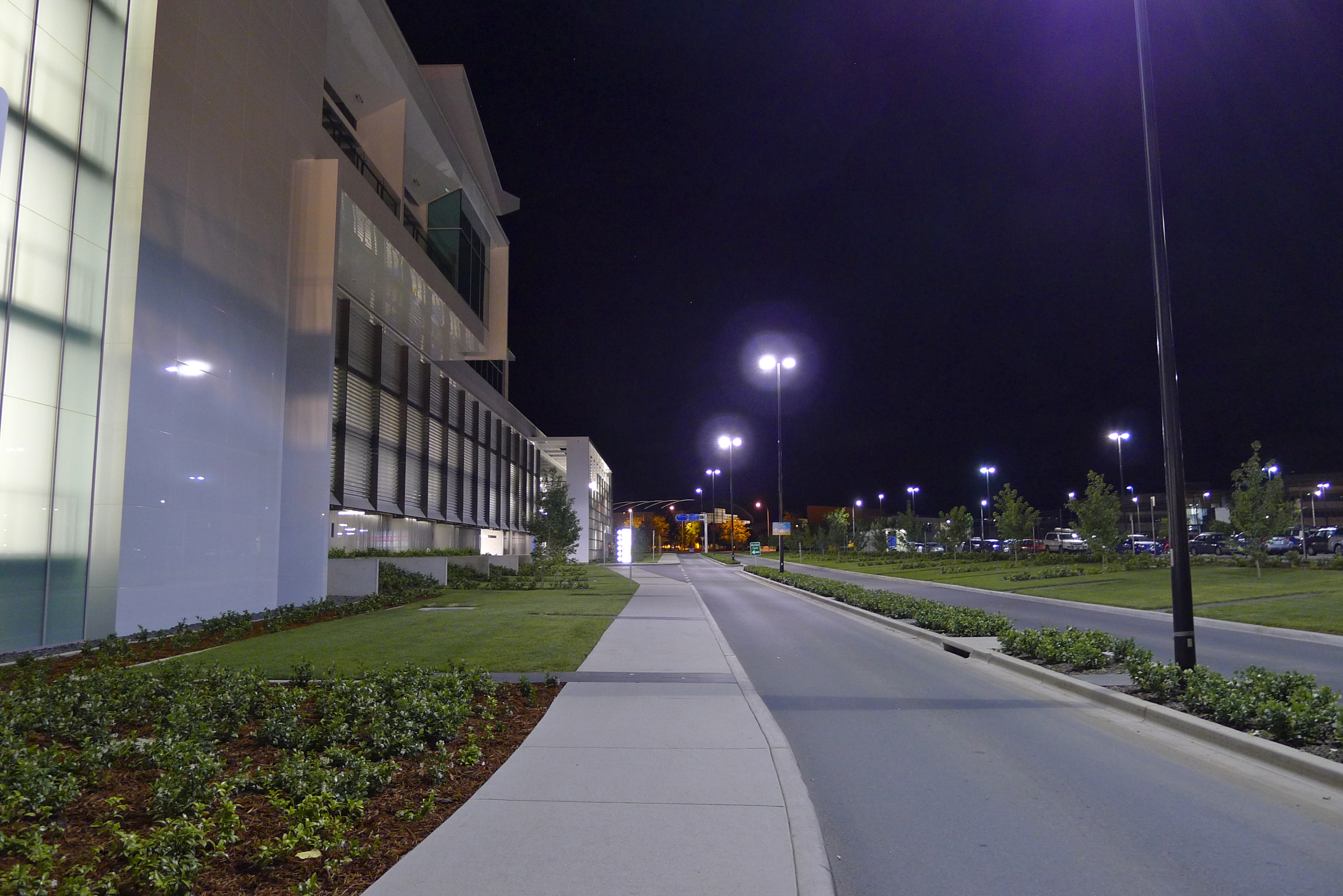 floodlights at Canberra Airport | Empyrean Lighting